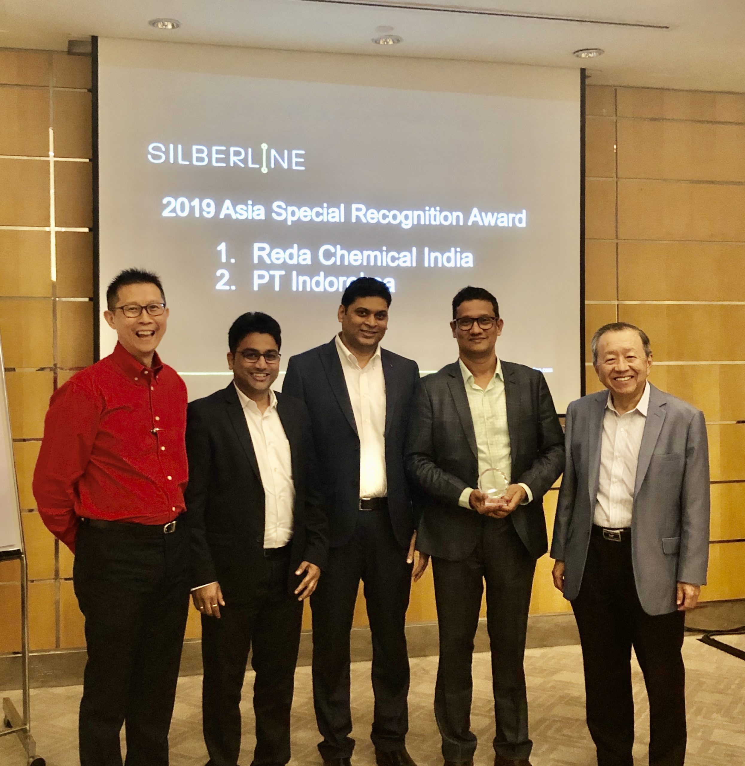 REDA Chemicals India Receives Silberline's Recognition Award - REDA Energy